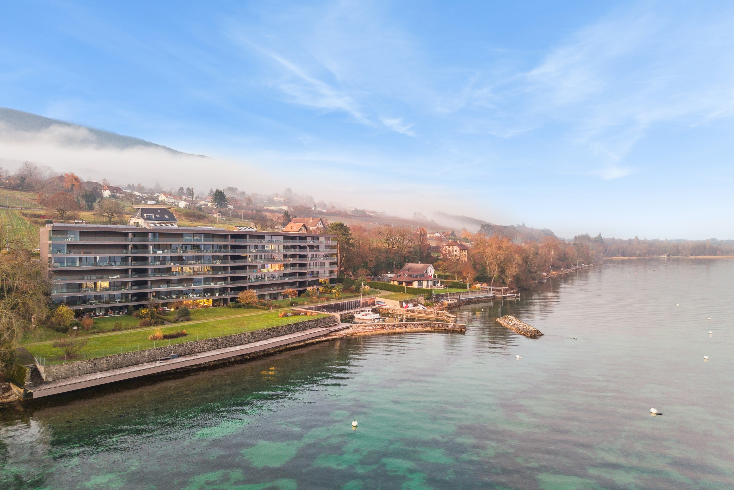 Exclusive lakeside apartment with a spacious terrace | Switzerland ...